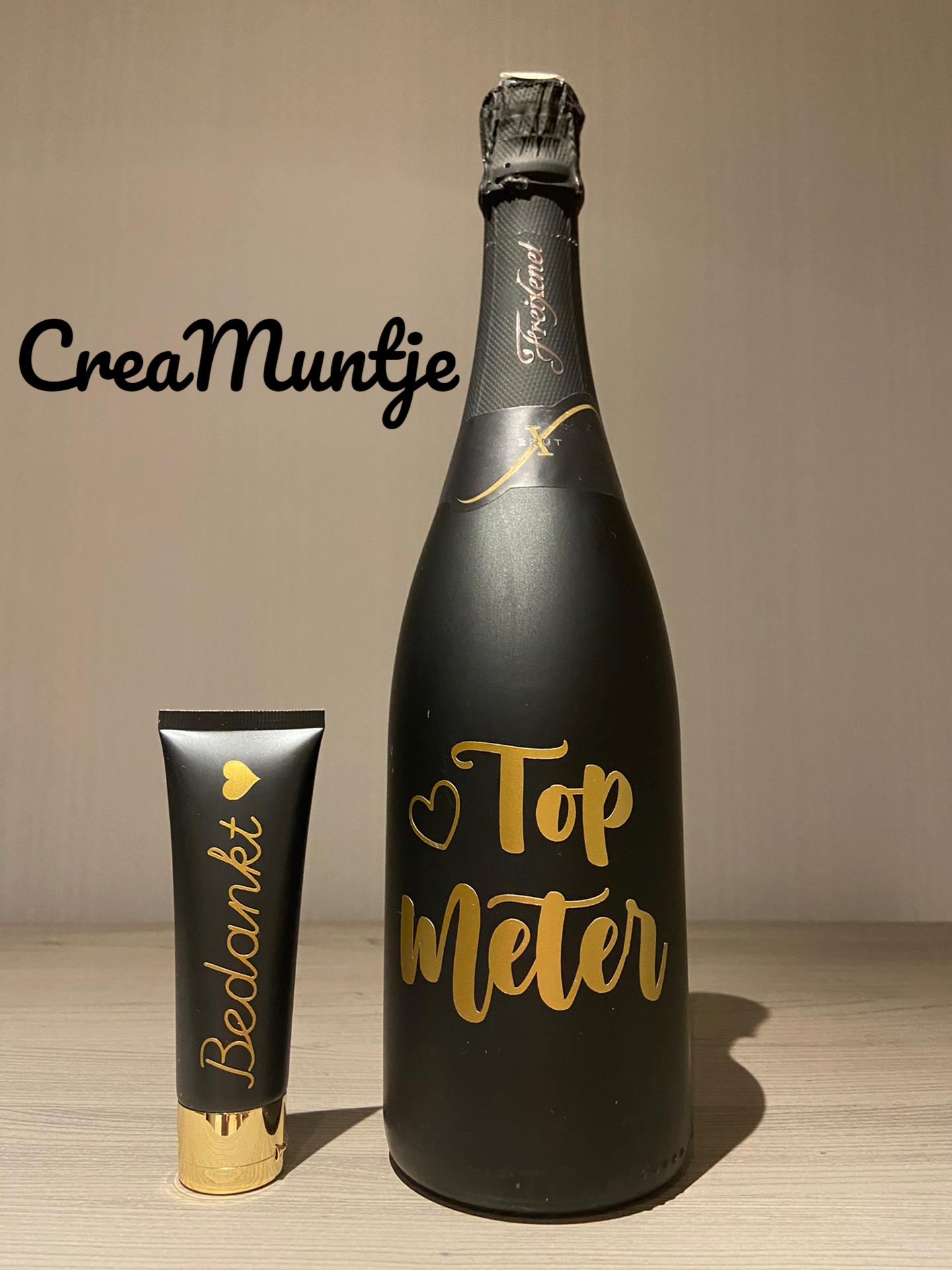 Creamuntje | Fles Cava (gepersonaliseerd)